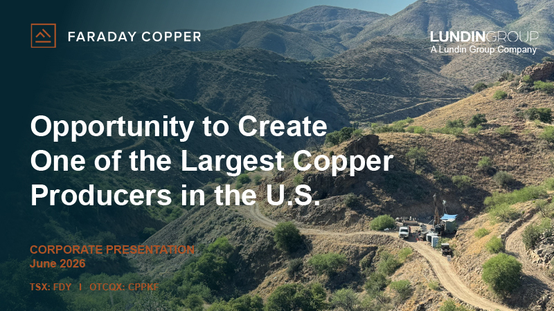 Invest In Copper | Faraday Copper Corporate Presentation